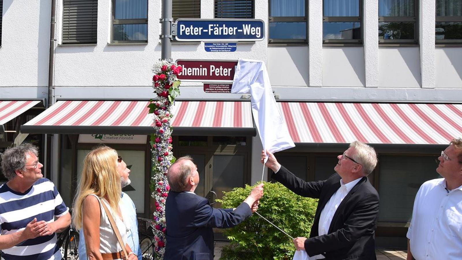 Peter-Färber-Weg eingeweiht: Wo man in Bayreuth an einen Freund ...